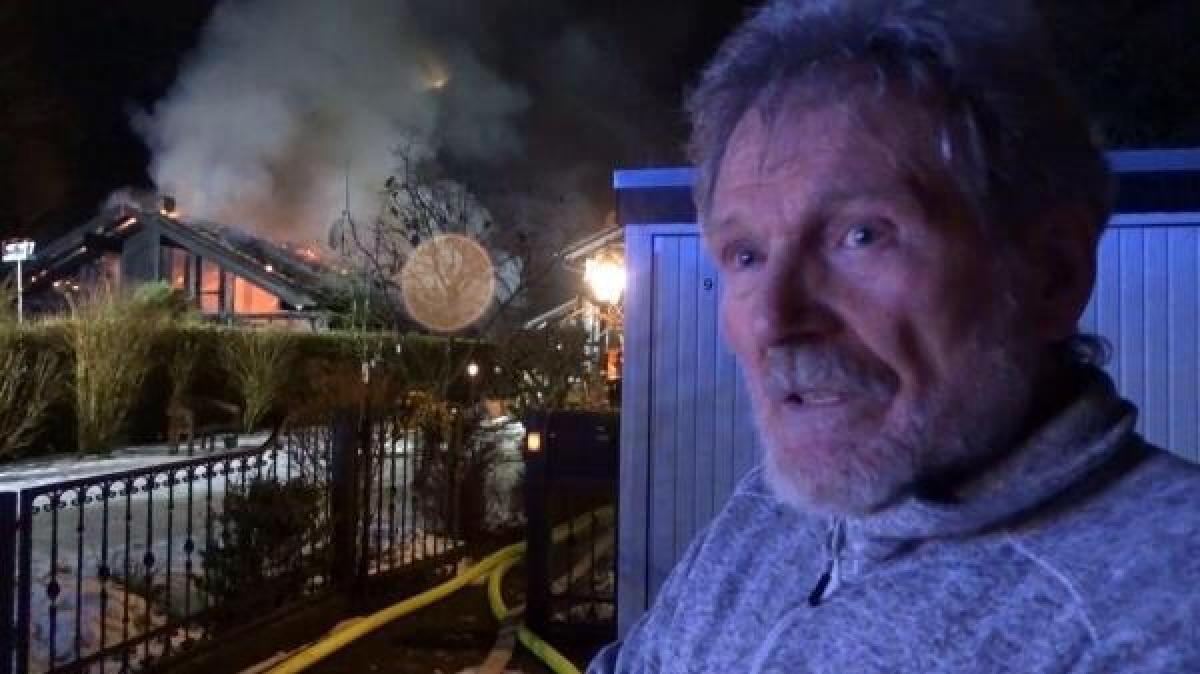 Video: Hochtaunuskreis: Holzhaus steht in Flammen – Ehepaar verletzt