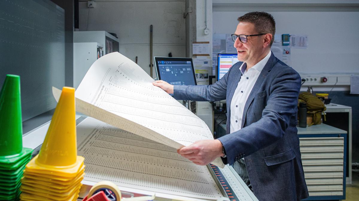 Marktheidenfeld: Fünf Millionen Stimmzettel aus Marktheidenfeld: Druck ...