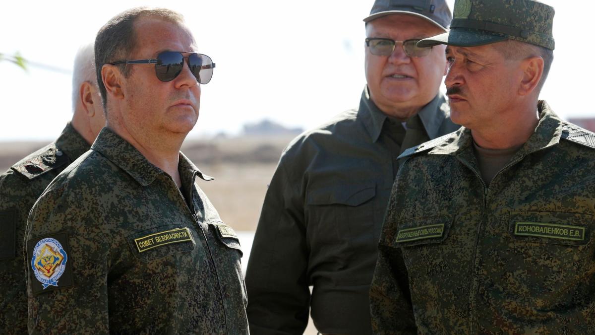 Ukraine-Ticker: Medwedew spricht geeintem Deutschland ...